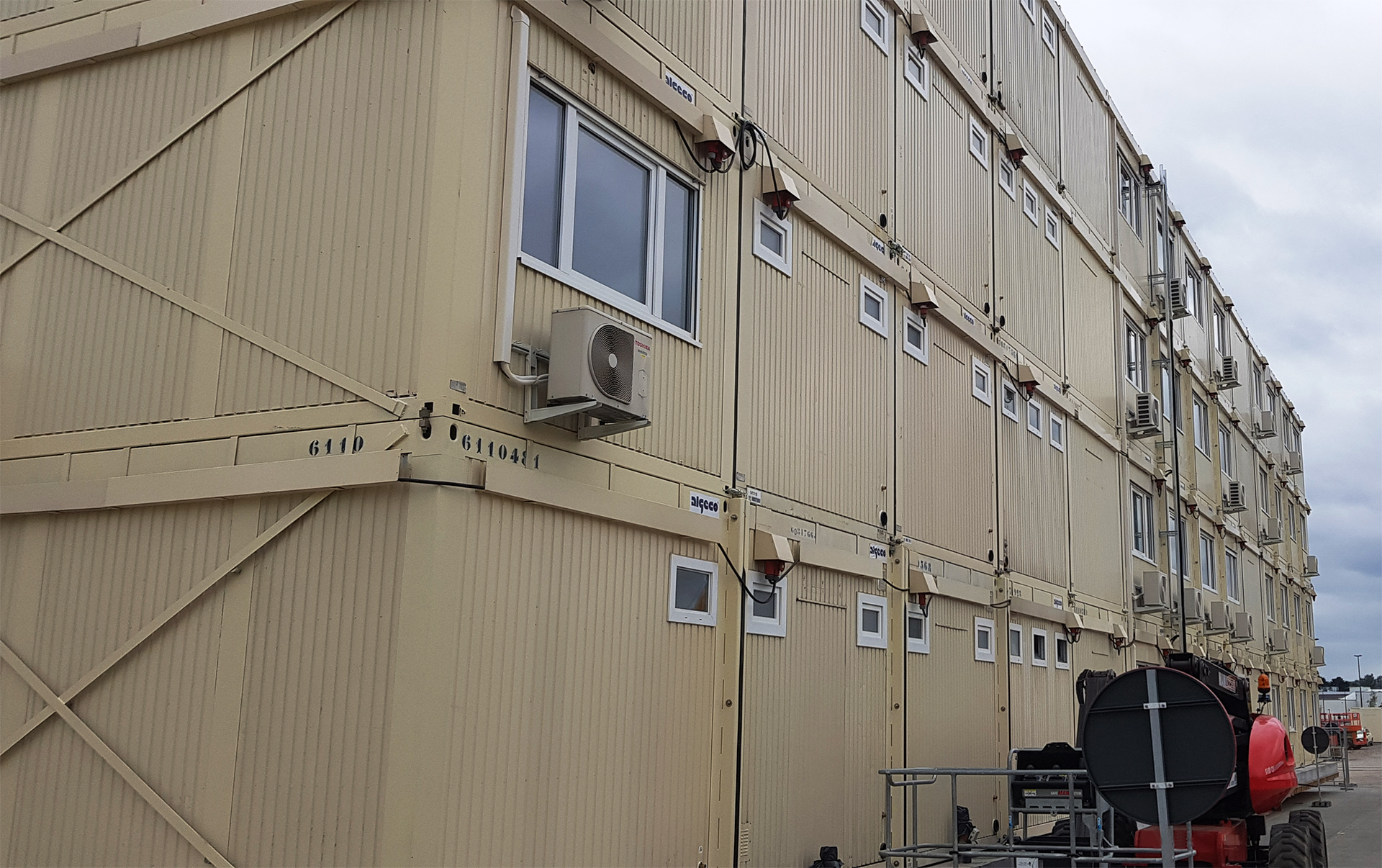 Origin : Modules installés en quelques heures | Algeco Belgique